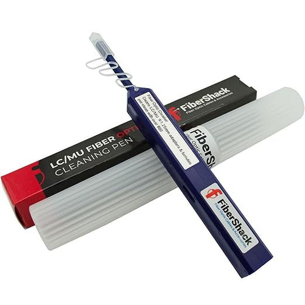 FiberShack - 1.25mm LC Fiber Cleaner Pen. 800+ Single Click Fiber ...