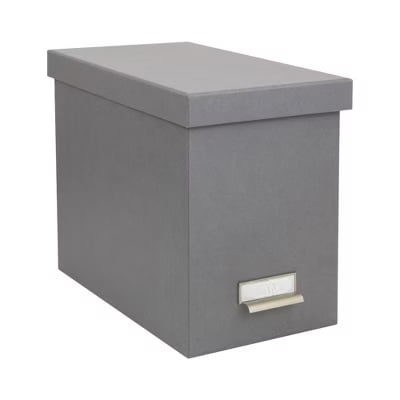 Fiberboard Label Frame Desktop File Storage Box - Document Organizer ...