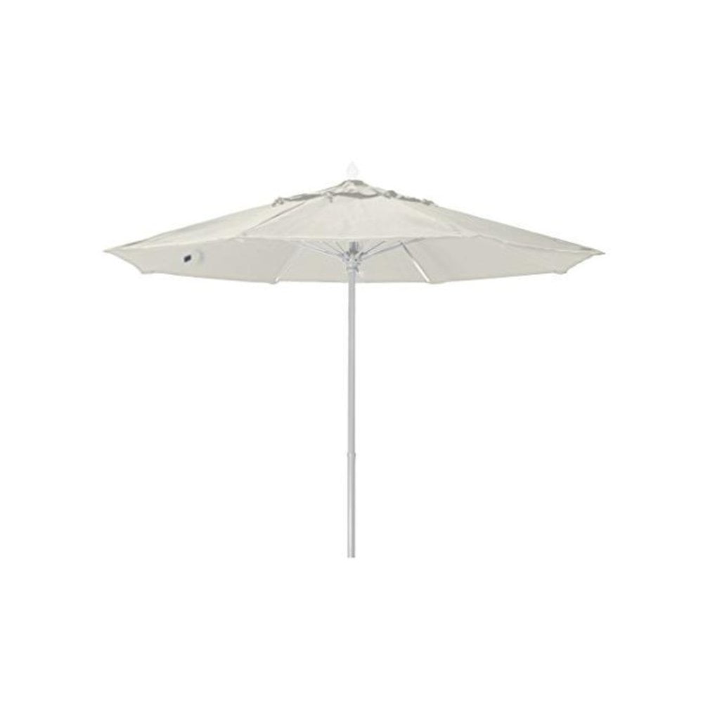 FiberBuilt Umbrellas 7.5' Oct Market 8 Rib with Natural White Marine ...