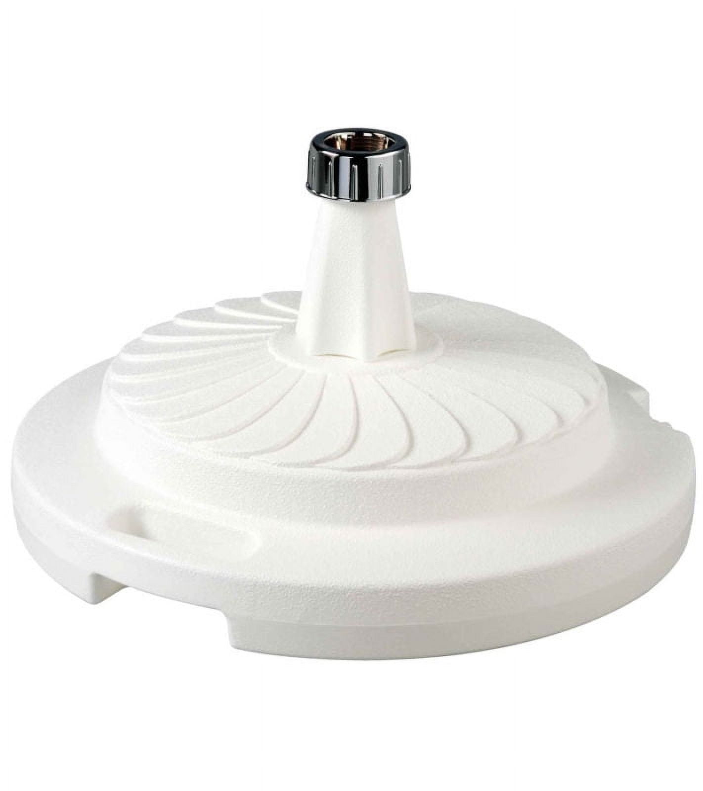 Resin Free Standing Umbrella Base up to 90 lbs, White - Walmart.com