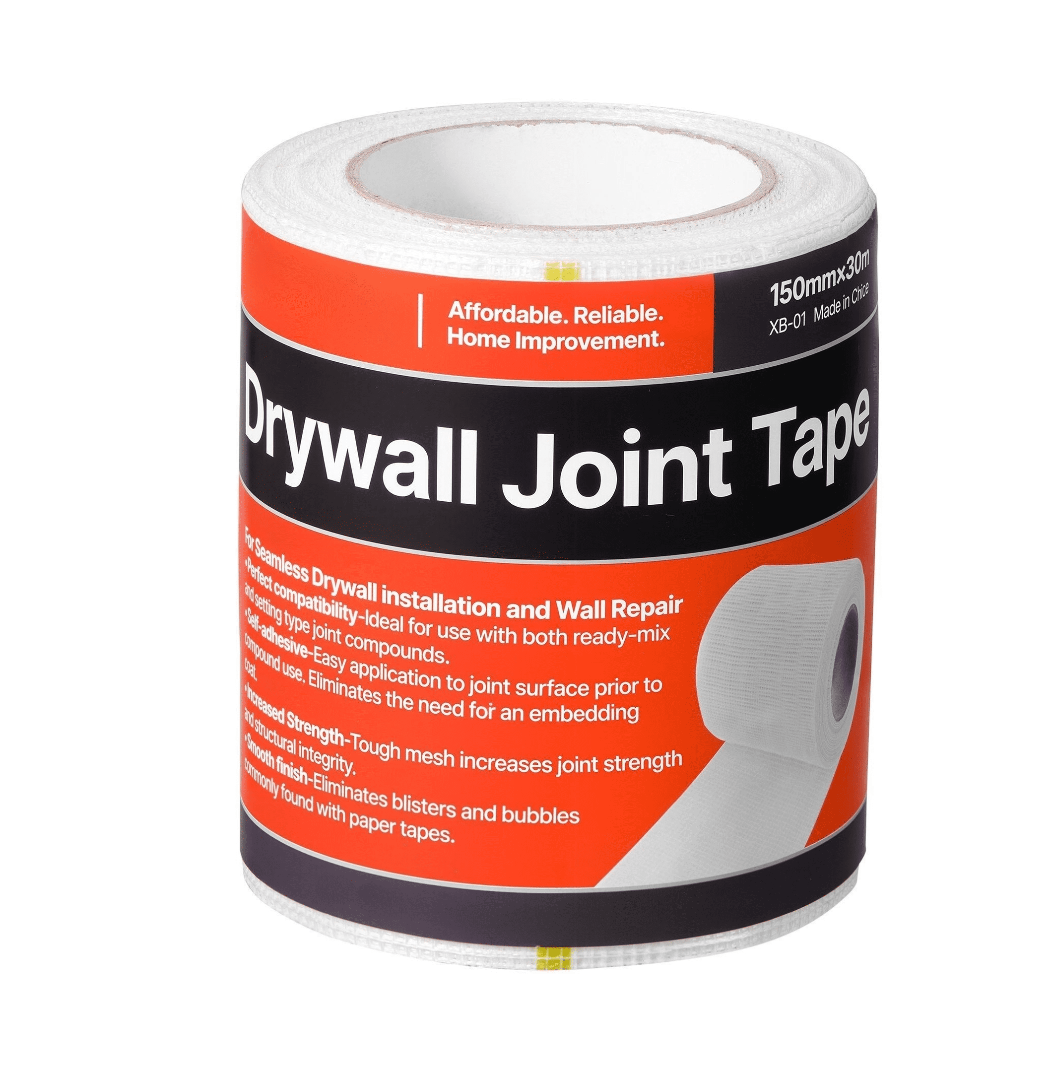 Fiberglass Drywall Mesh Tape 12 Rolls - 98.43ft x 5.91in Self-Adhesive ...