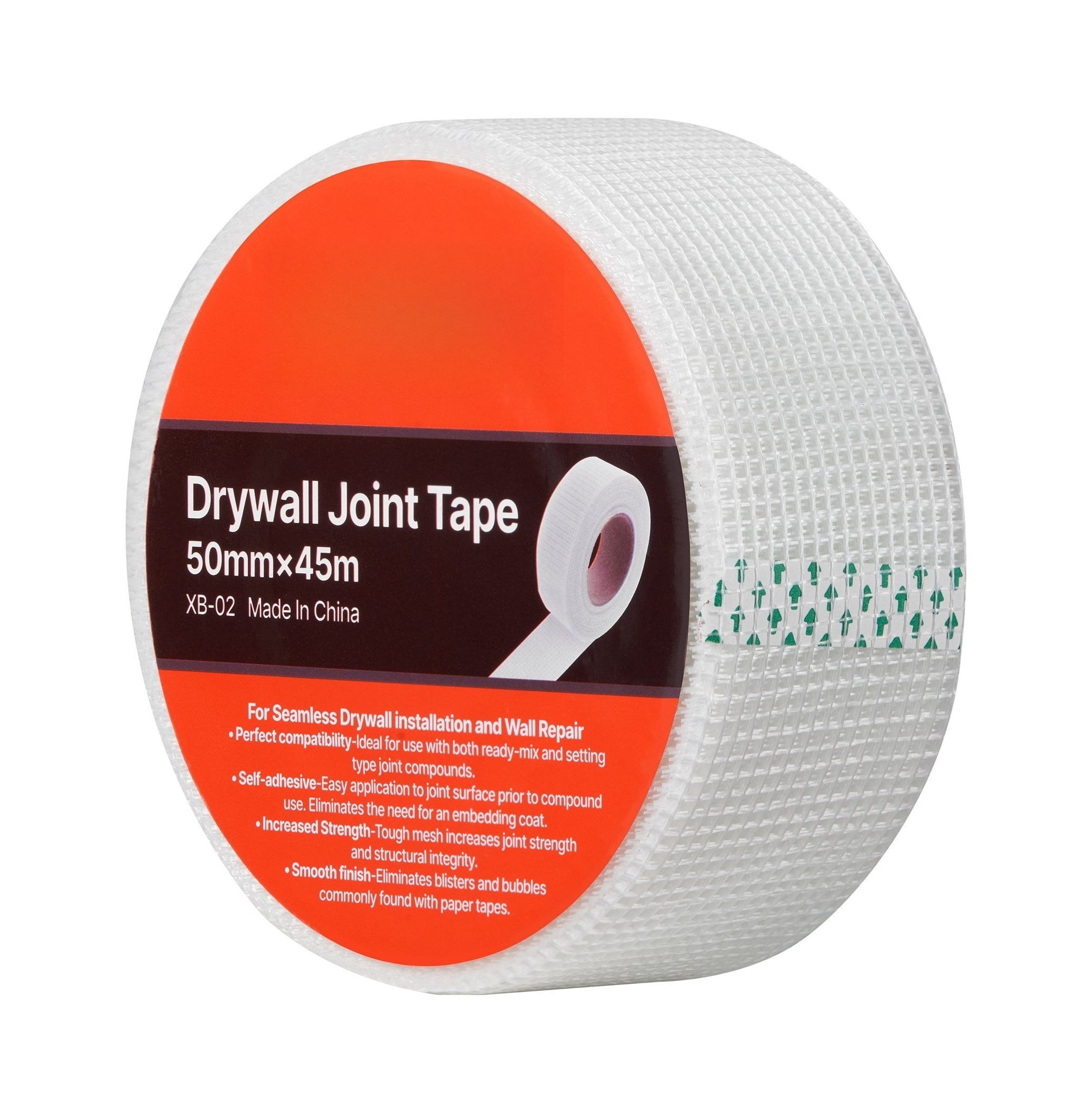 Fiberglass Drywall Mesh Tape 36 Rolls - 147.64ft x 1.97in - Self ...