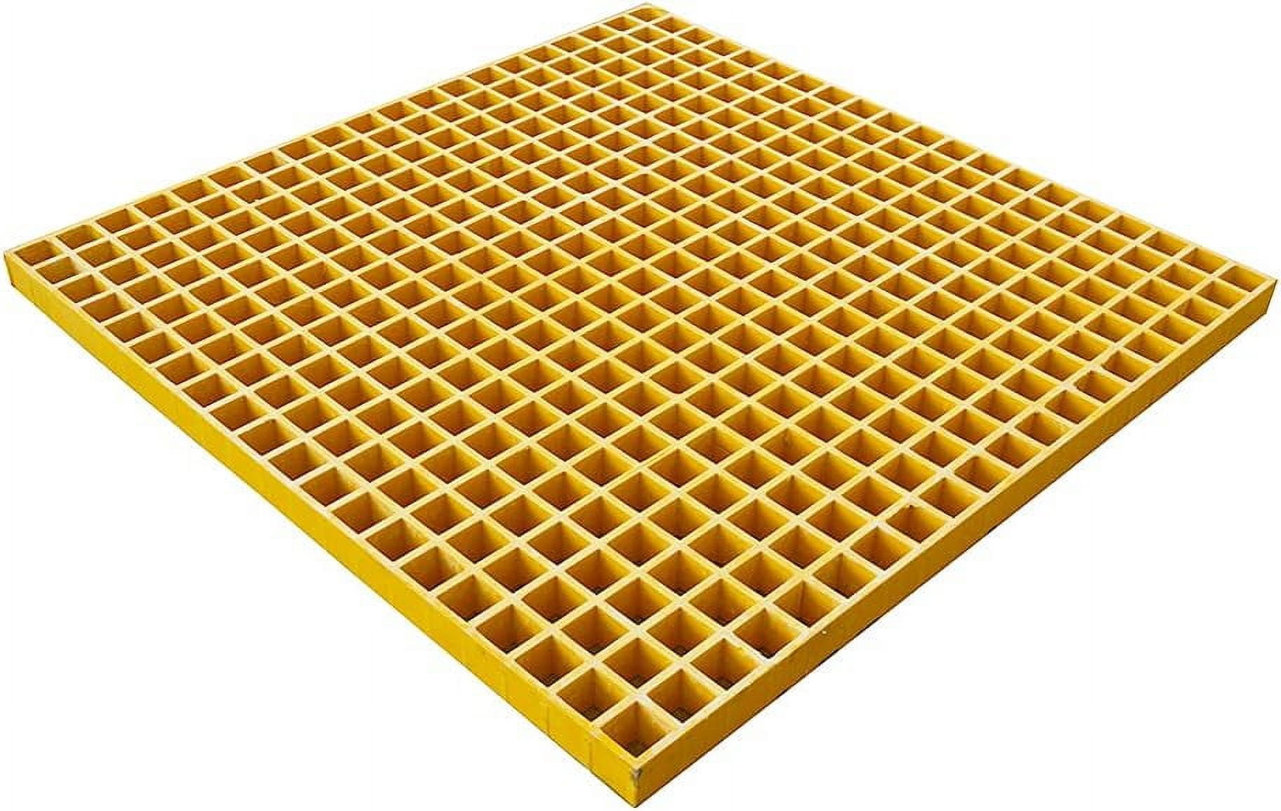 Fiberglass Floor Grating FRP Floor Grid 7 sq ft Outdoor Drain Cover Car ...