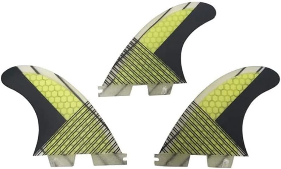 Fiberglass+Honeycomb Surfboard Fin (3) Glass Flex Thruster Surf Fin ...