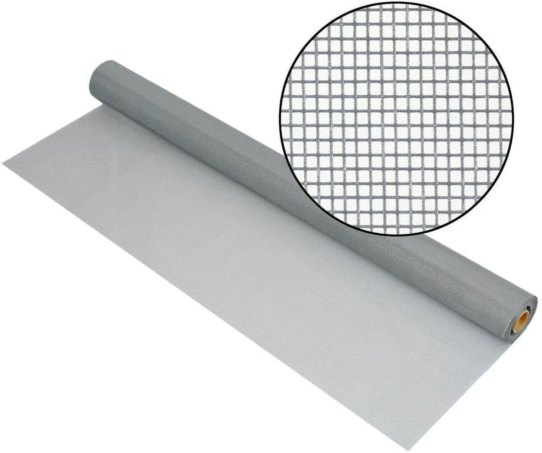 Fiberglass Insect Screen Mesh Roll - 30 in x 100 ft, Gray - Window ...