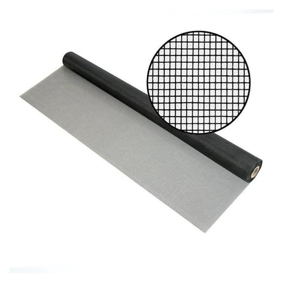 Fiberglass Insect Screen Mesh Roll - in x 100 ft, Charcoal - Fiberglass ...