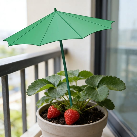 Fiberglass Plants Sun Shade Umbrella 34 x 26.5 cm - Outdoor Protection ...