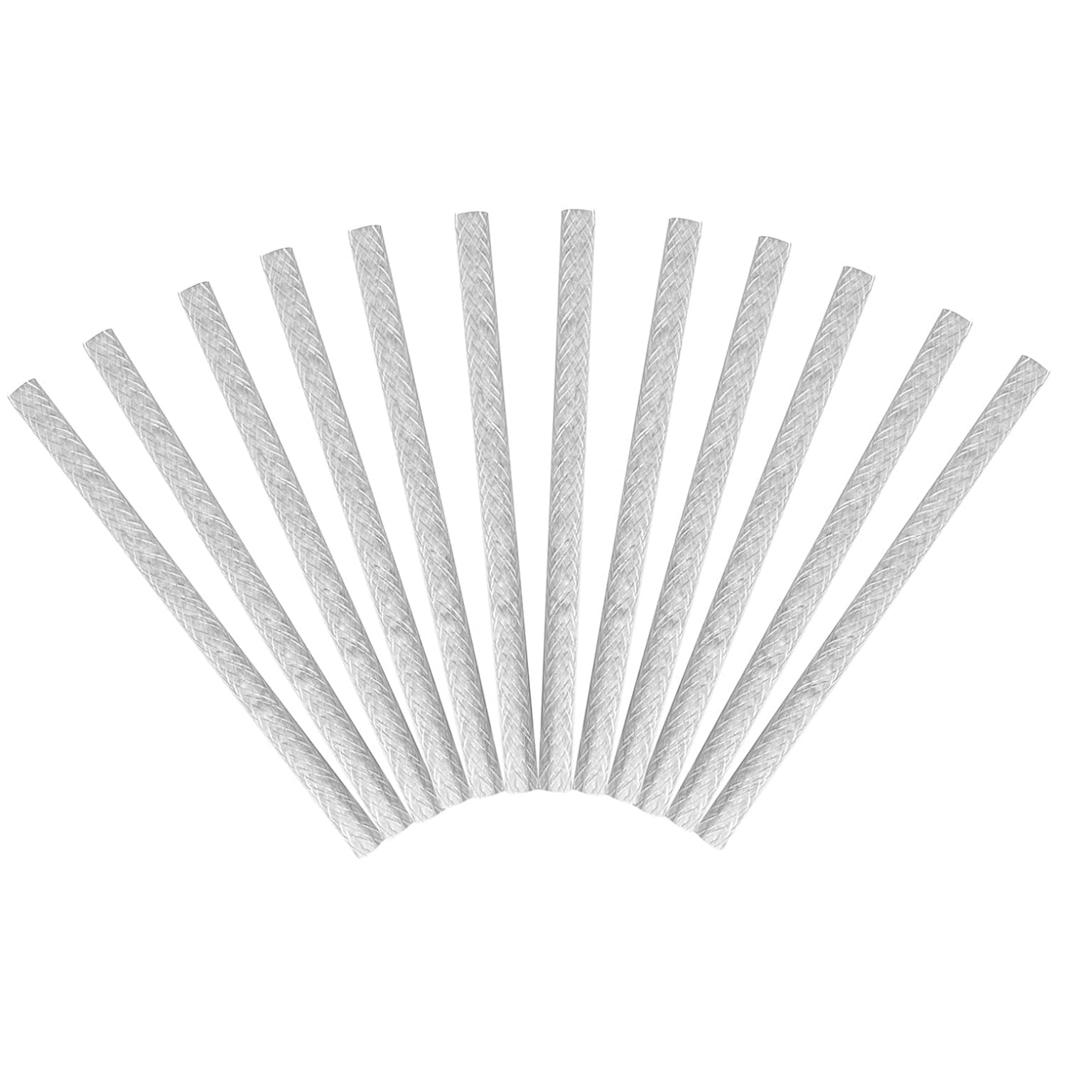 Fiberglass Replacement Wicks,12 Pcs 1/2 inch Lighting Torches Wick,10 ...