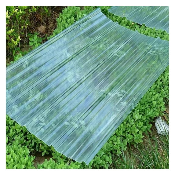 Fiberglass Roof Panels, 35x35in FRP Corrugated Roofing Sheet 18 Pcs ...