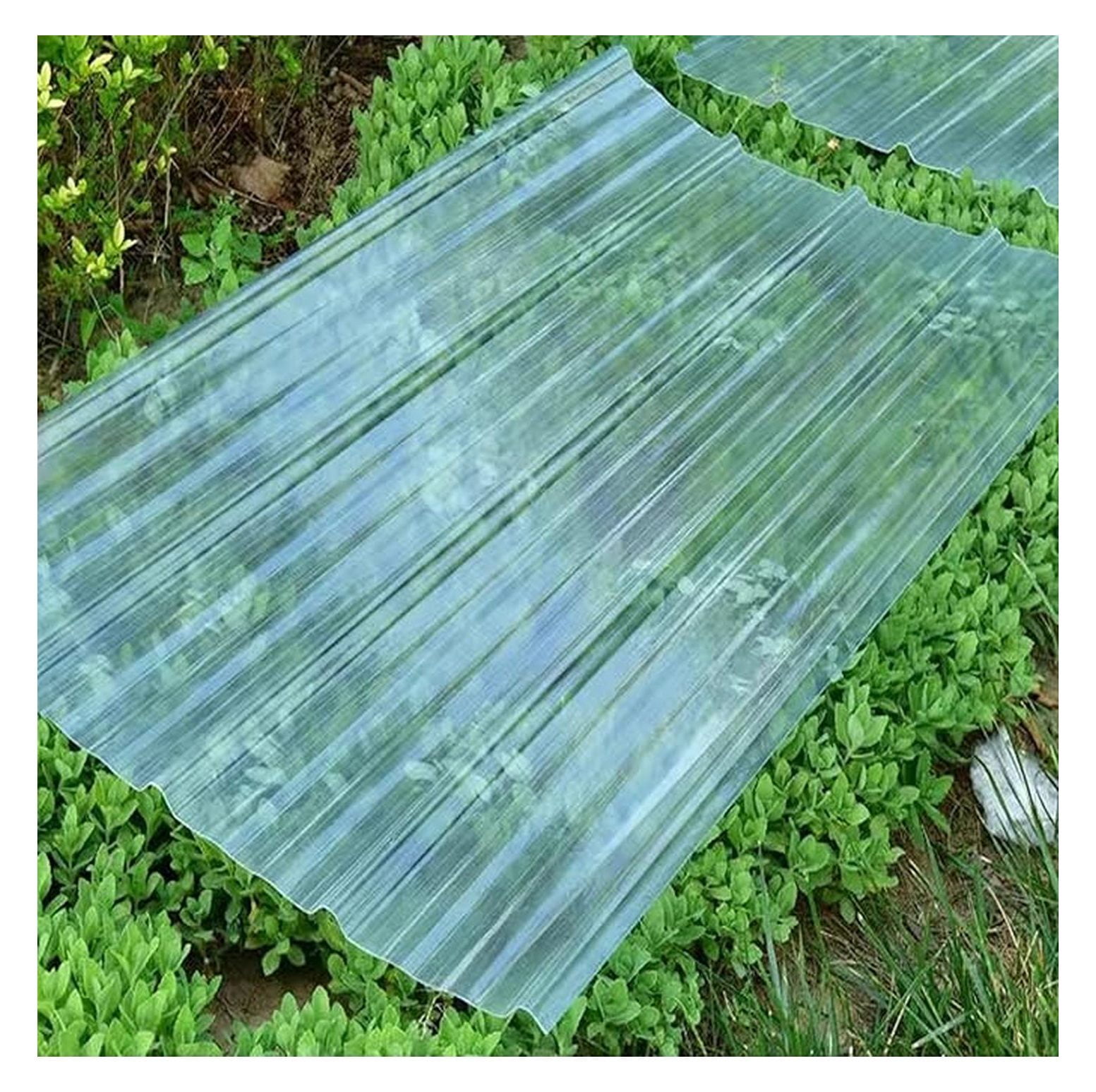 Fiberglass Roofing Panels, Corrugated Roof Cladding 35x43in, FRP ...