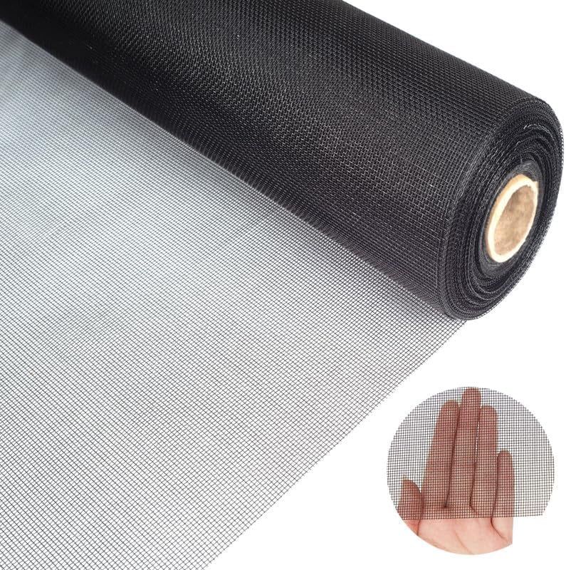 Fiberglass Screen Mesh Replacement,48"x100', Easy to Cut & DIY ...