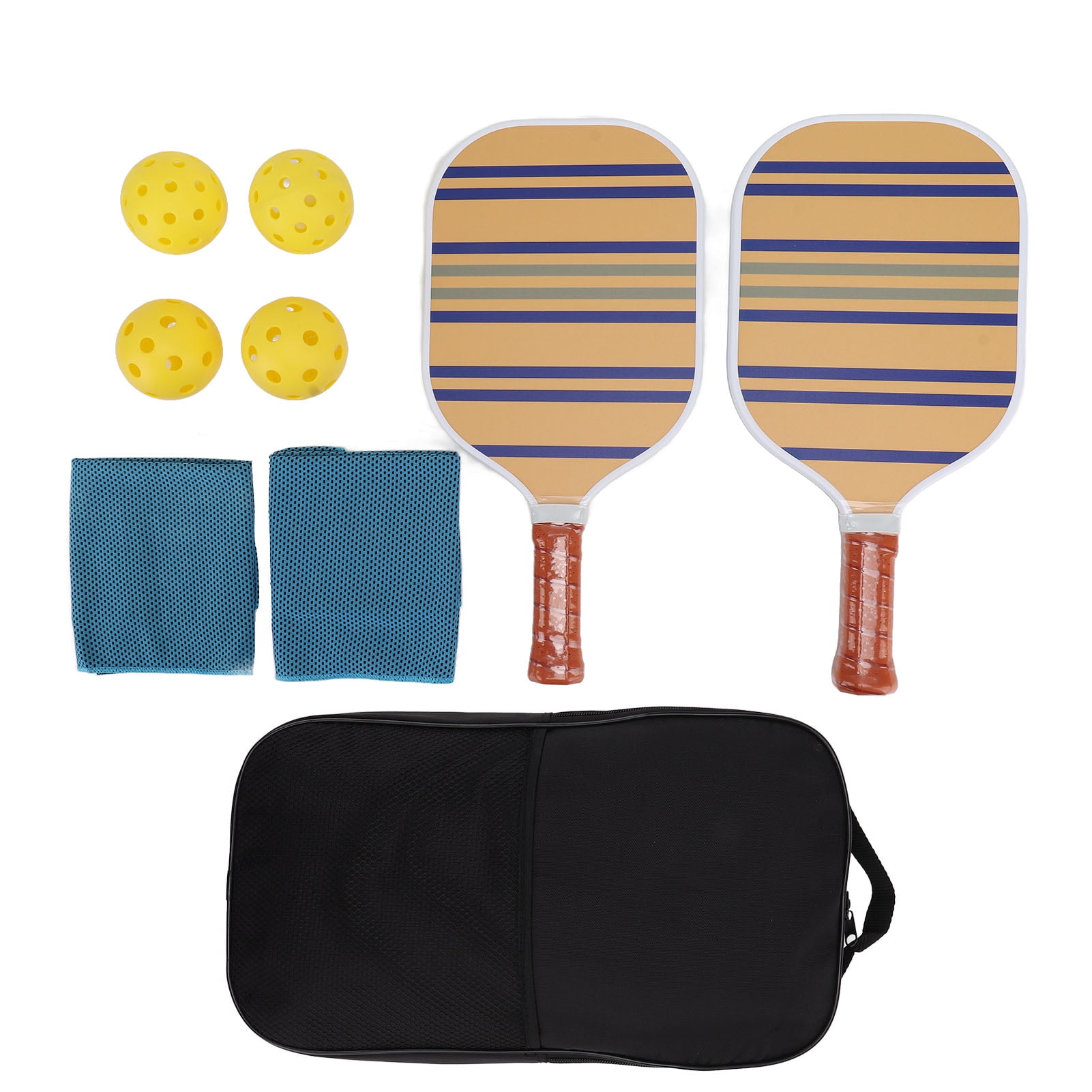 Fiberglass Surface Pickleball Paddles Set Honeycomb Core Pickleball ...
