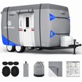 Fiberglass Travel Trailer Cover Fits 11'-13' Trailers, Anti-Tear 7 ...
