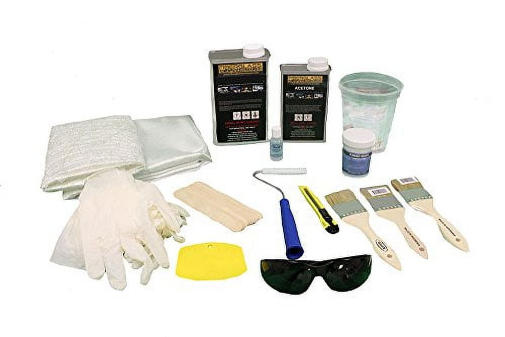 Fiberglass Warehouse Fiberglass and Resin Repair Kit Epoxy Adhesive, 1 ...