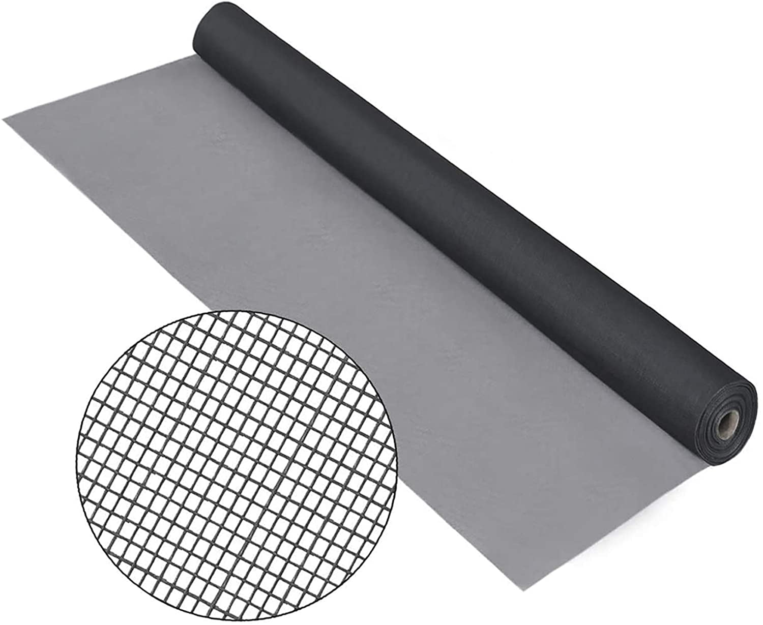 Fiberglass Window Screen Roll 48in x 100ft DIY Custom Screens ...
