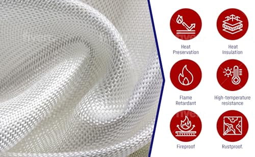 Fiberglass Woven Roving 18 Oz, Plain Weave Cloth 50" Wide x 3yds for ...