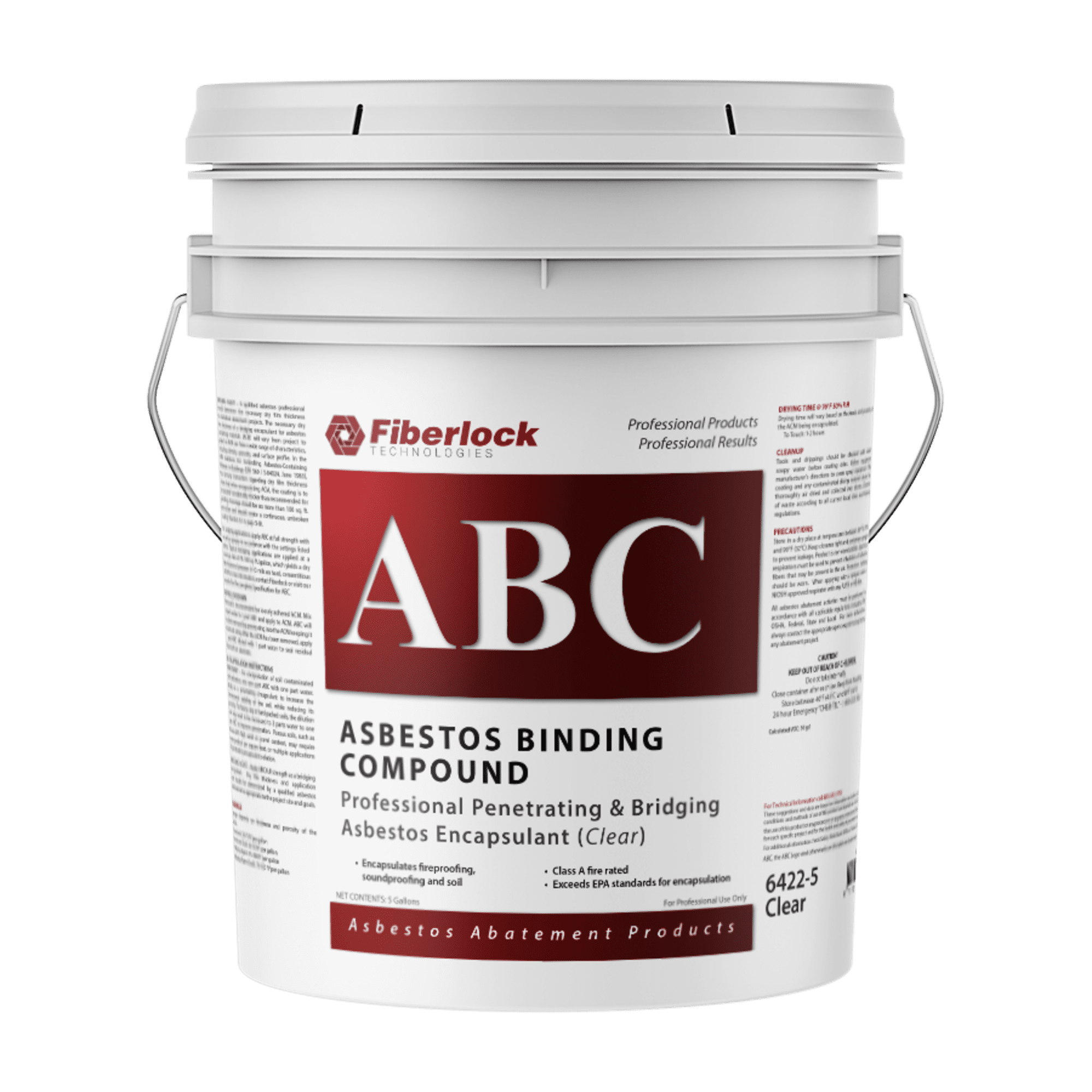 Fiberlock ABC Asbestos Binding Compound, Clear, 5 Gallon - Walmart.com