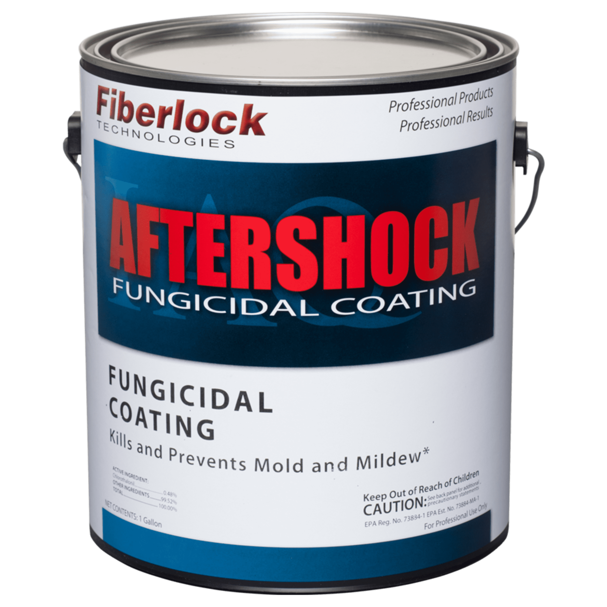 Fiberlock AfterShock Fungicidal Coating, White, 5 Gallon - Walmart.com