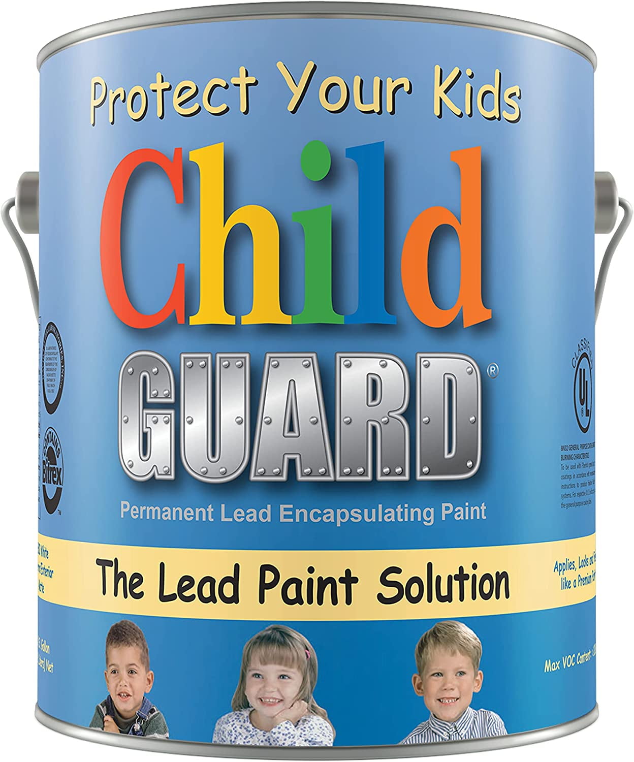 Fiberlock ChildGuard Retail Lead Encapsulant,1 Gallon, White, Forms a ...