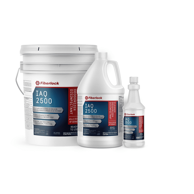 Fiberlock IAQ 2500 Disinfectant & Fungicide Cleaner - Walmart.com