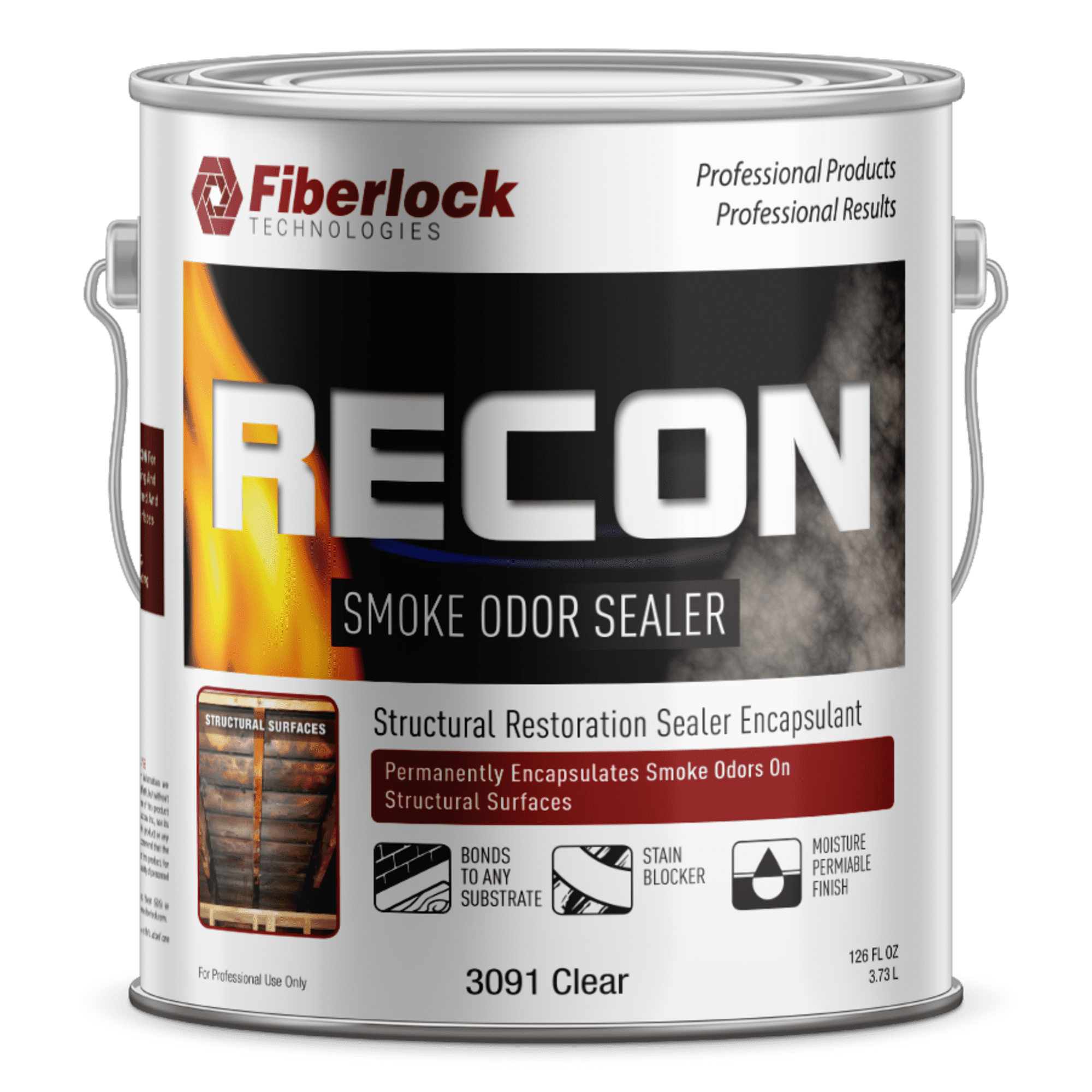 Fiberlock RECON Smoke Odor Sealer, Clear, 5 Gallon - Walmart.com