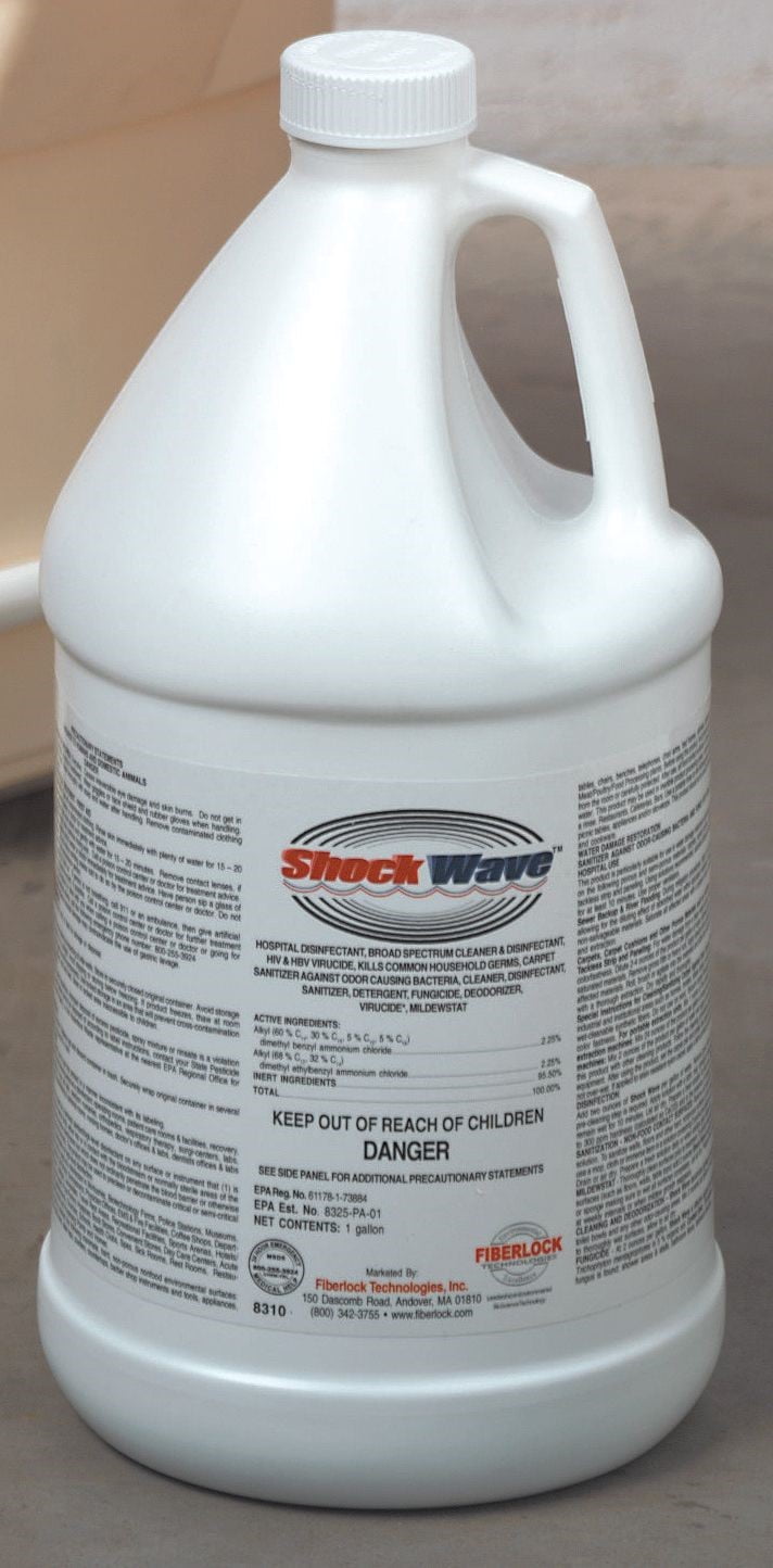 Fiberlock Technologies Cleaner and Disinfectant, 1 gal. Jug 1 gal. 8310 ...