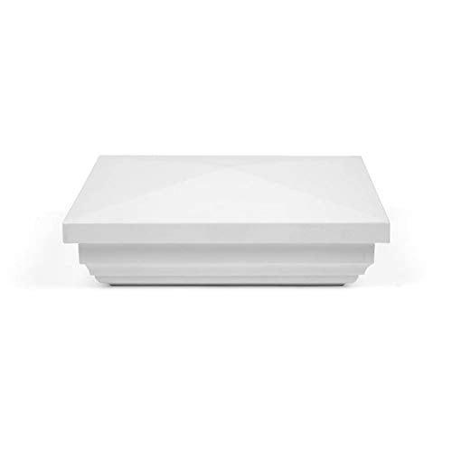 Fiberon White Composite New England Style Post Cap 6921 - Walmart.com
