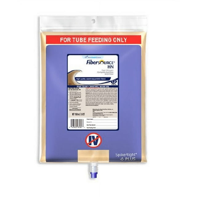 Fibersource HN Tube Feeding Formula 4390018583 1500 mL Case of 4 ...