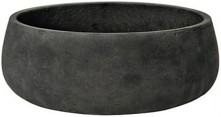 Fiberstone Black Planter 5" H X 14" - Walmart.com