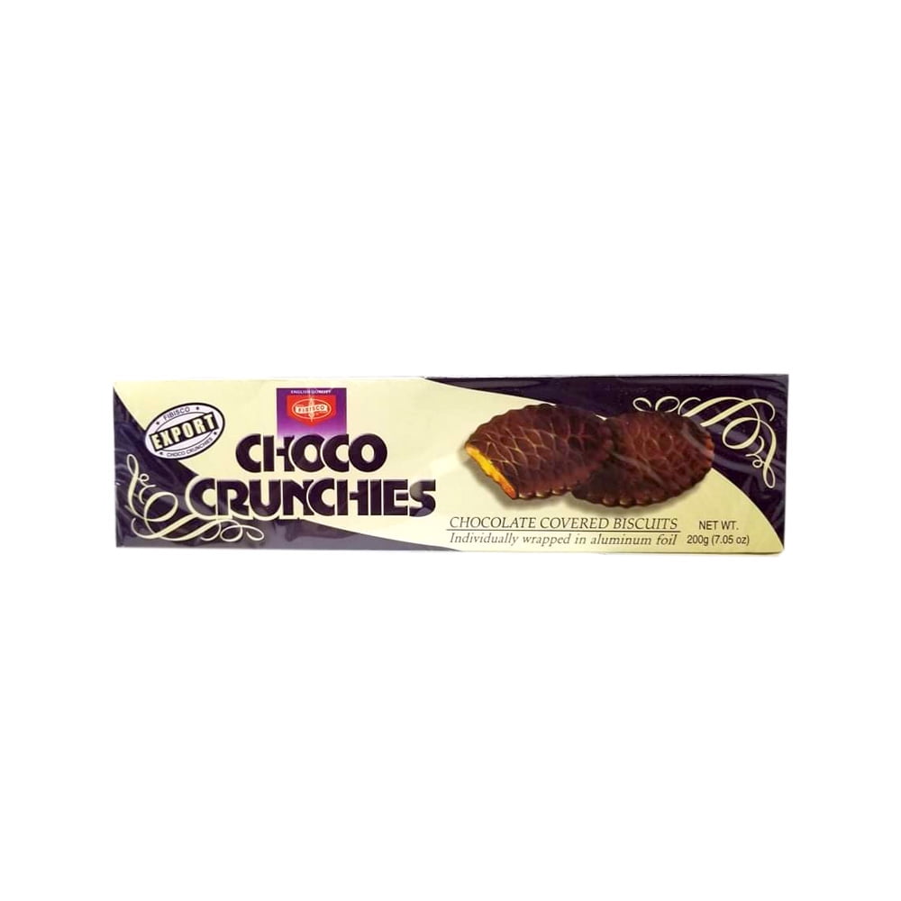 Fibisco Brand, Choco Crunchies Chocolate Covered Biscuit 200g (7.05oz ...