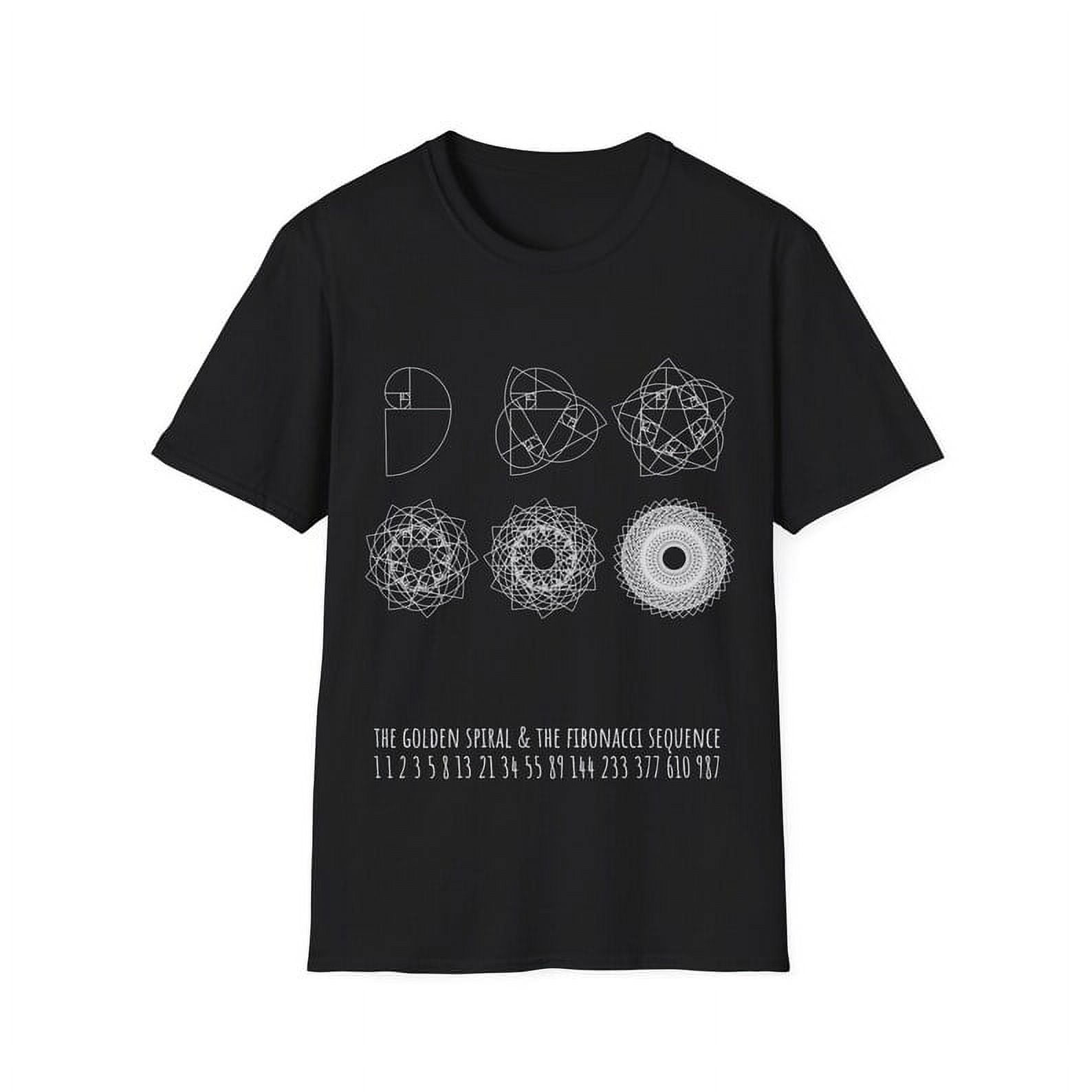 Fibonacci Sequence T-Shirt | Golden Ratio Shirt | Sacred Geometry ...