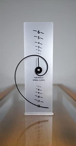 Fibonacci Spiral Clock,Silver - Walmart.com