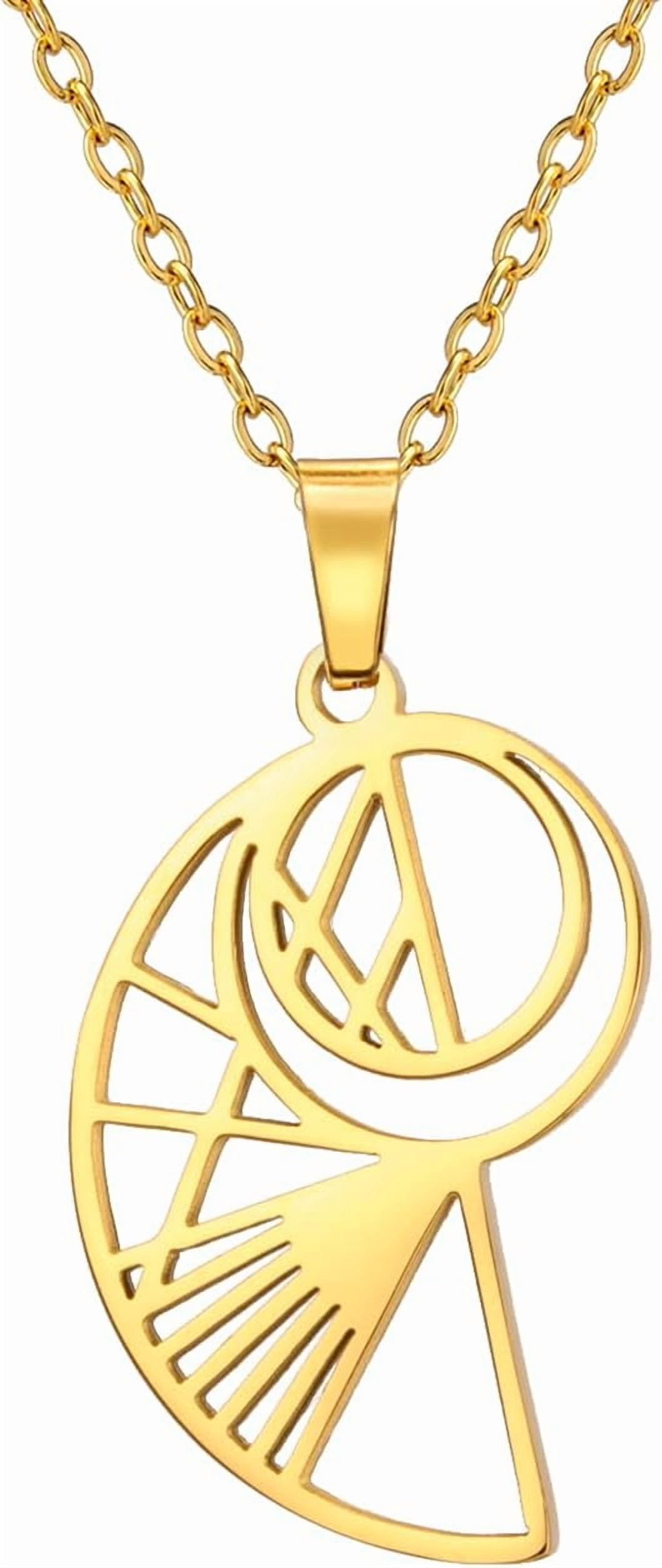 Fibonacci Spiral Necklace Golden Ratio Necklace Golden Ratio Pendant ...