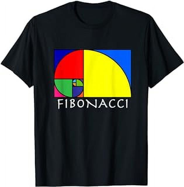 Fibonnaci Art Sequence Golden ratio T-shirt - Walmart.com Fibonnaci Art Sequence Golden ratio T-shirt - Walmart.com