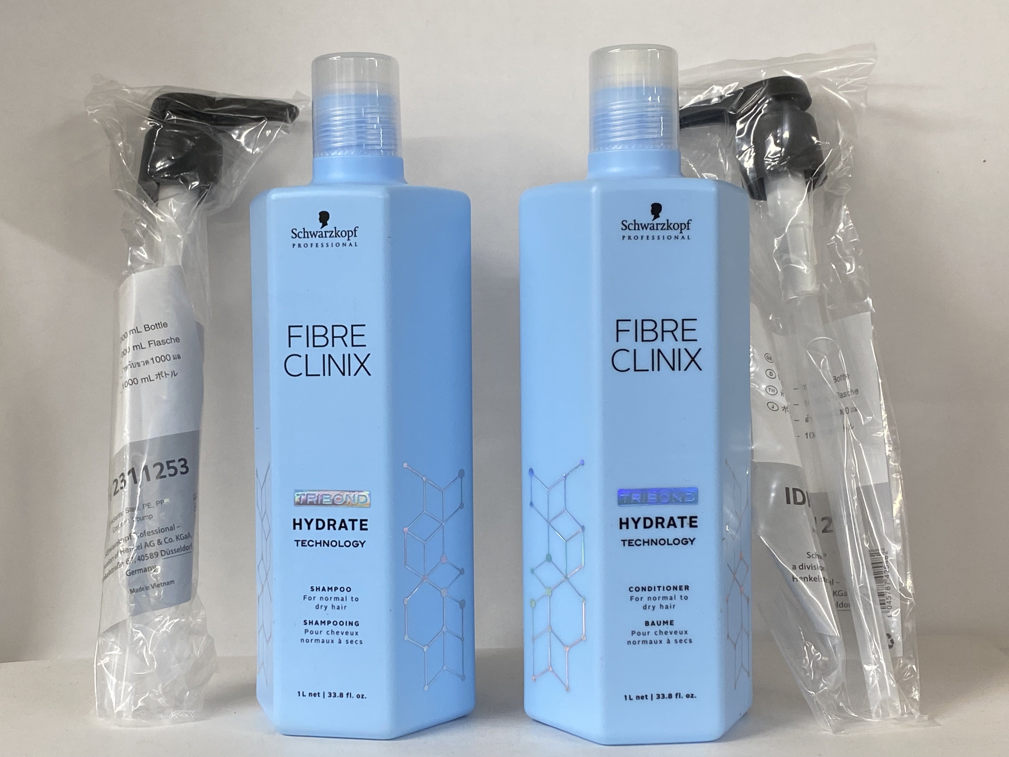 Fibre Clinix Hydrate Shampoo & Conditioner Liter Duo for normal to dry ...