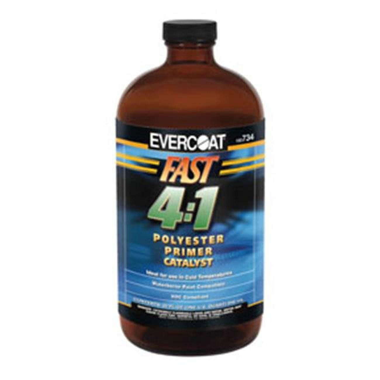 Fibre Glass-Evercoat FIB-734 Fast 4 - 1 Polyester Primer Catalyst, Qt ...