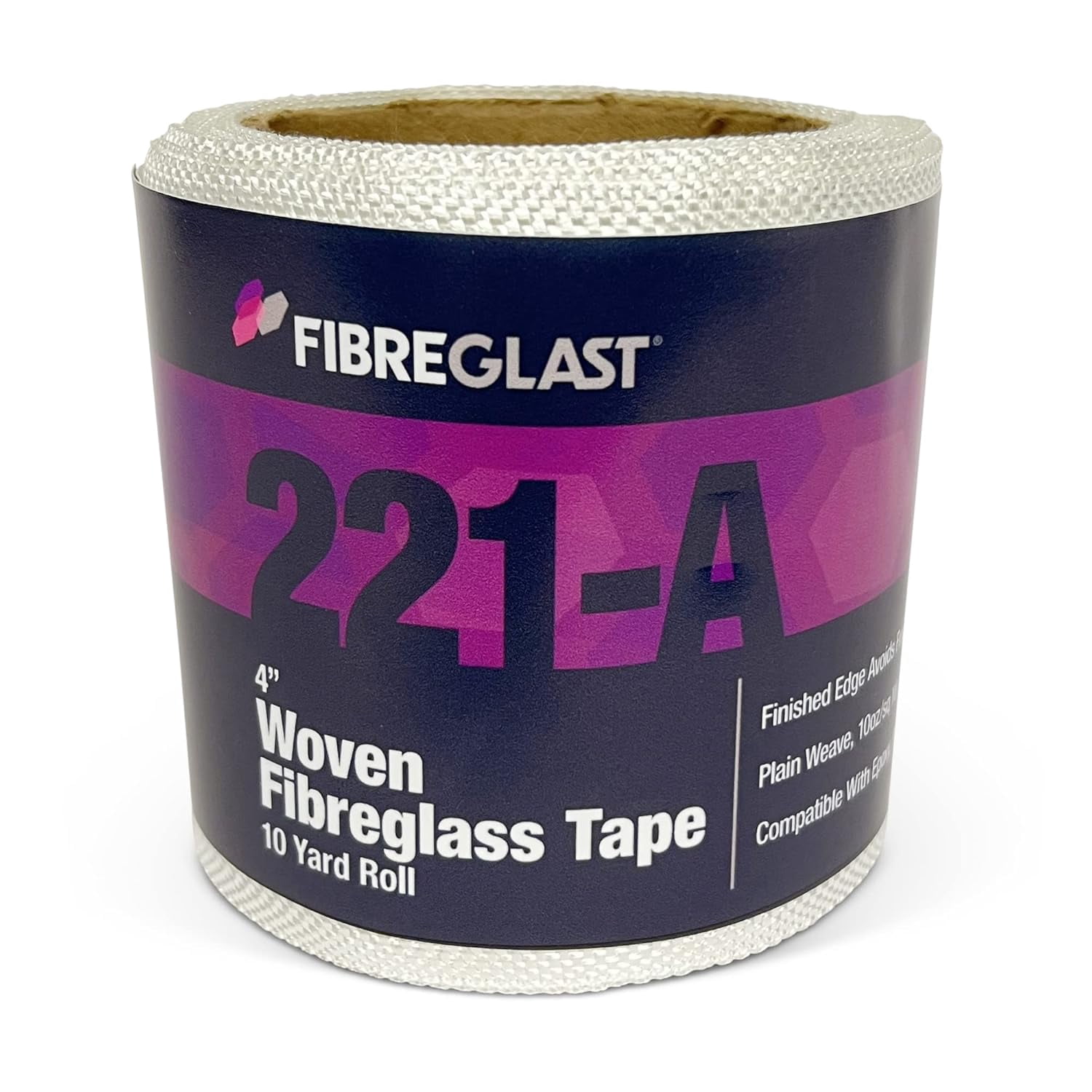Fibre Glast Fiberglass Cloth Tape, 4in Wide — Premium Plain Weave Glass ...