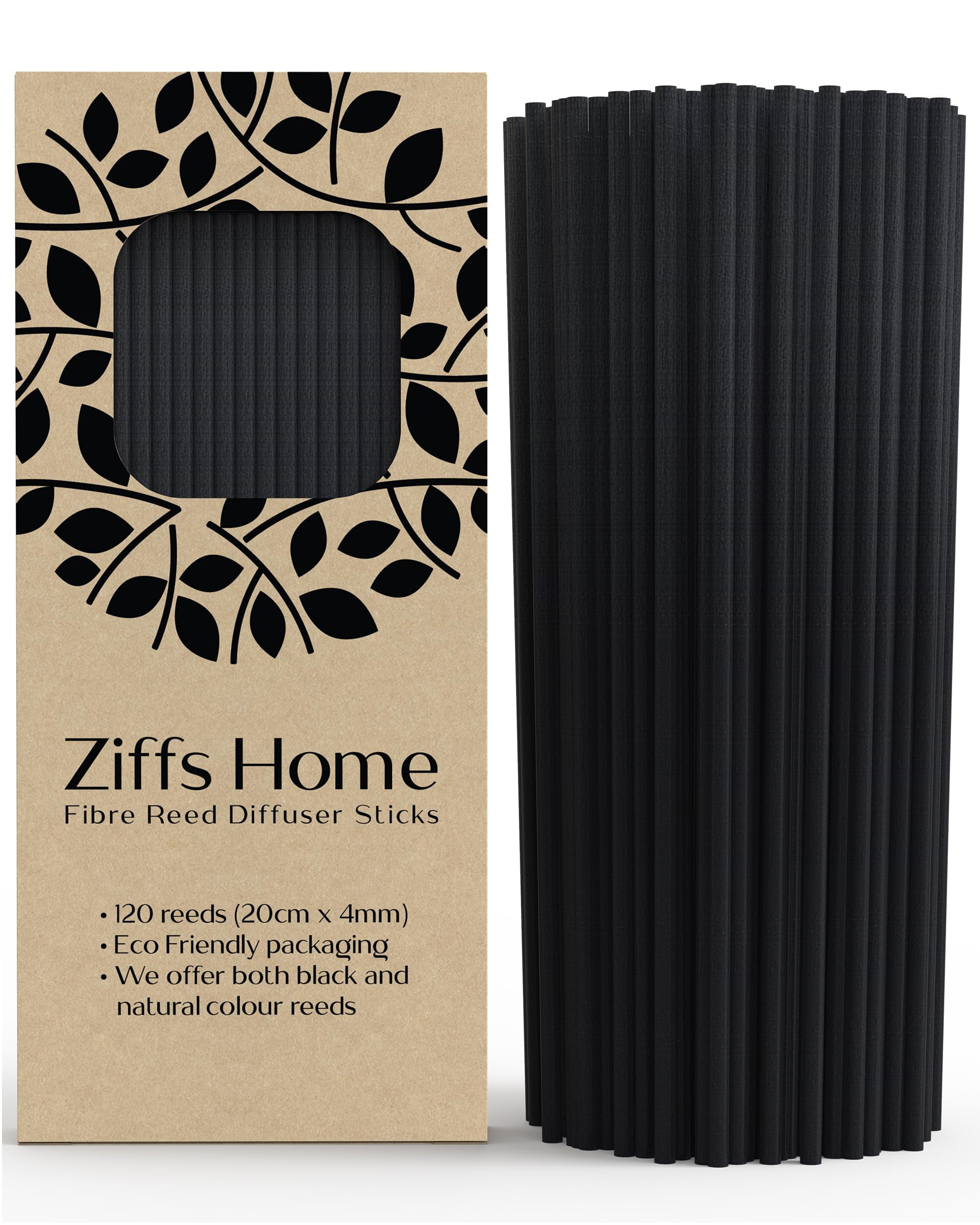 Fibre Reed Diffuser Sticks 120pcs, Thick 4mm Aroma Reeds for Oil ...