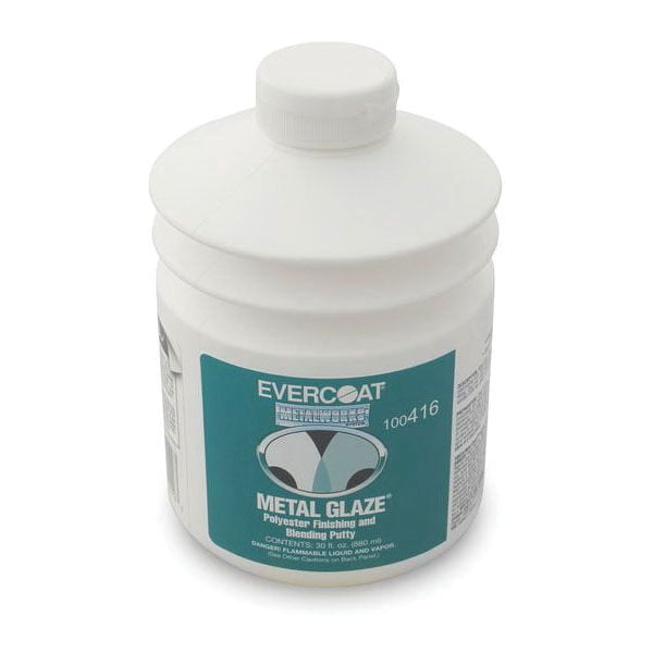 Evercoat Fibreglass Metal Glaze Polyester Putty, 30 Oz, Superior ...