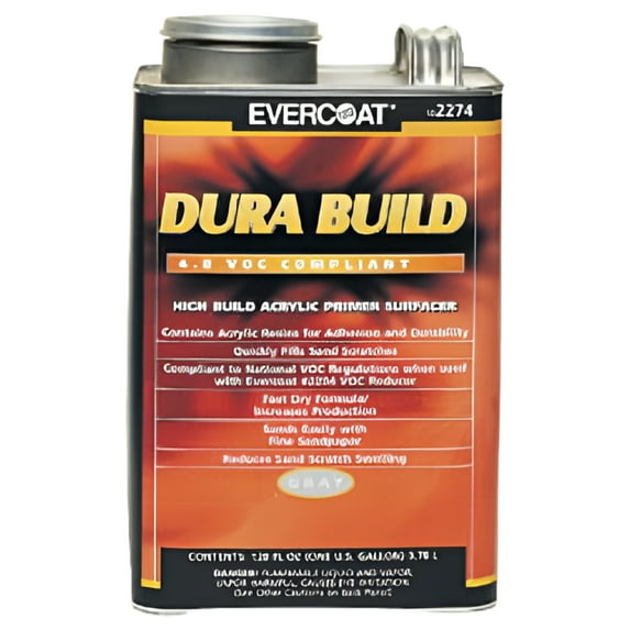 Evercoat Fibreglass Dura Build Acrylic Primer Surfacer, High Build ...