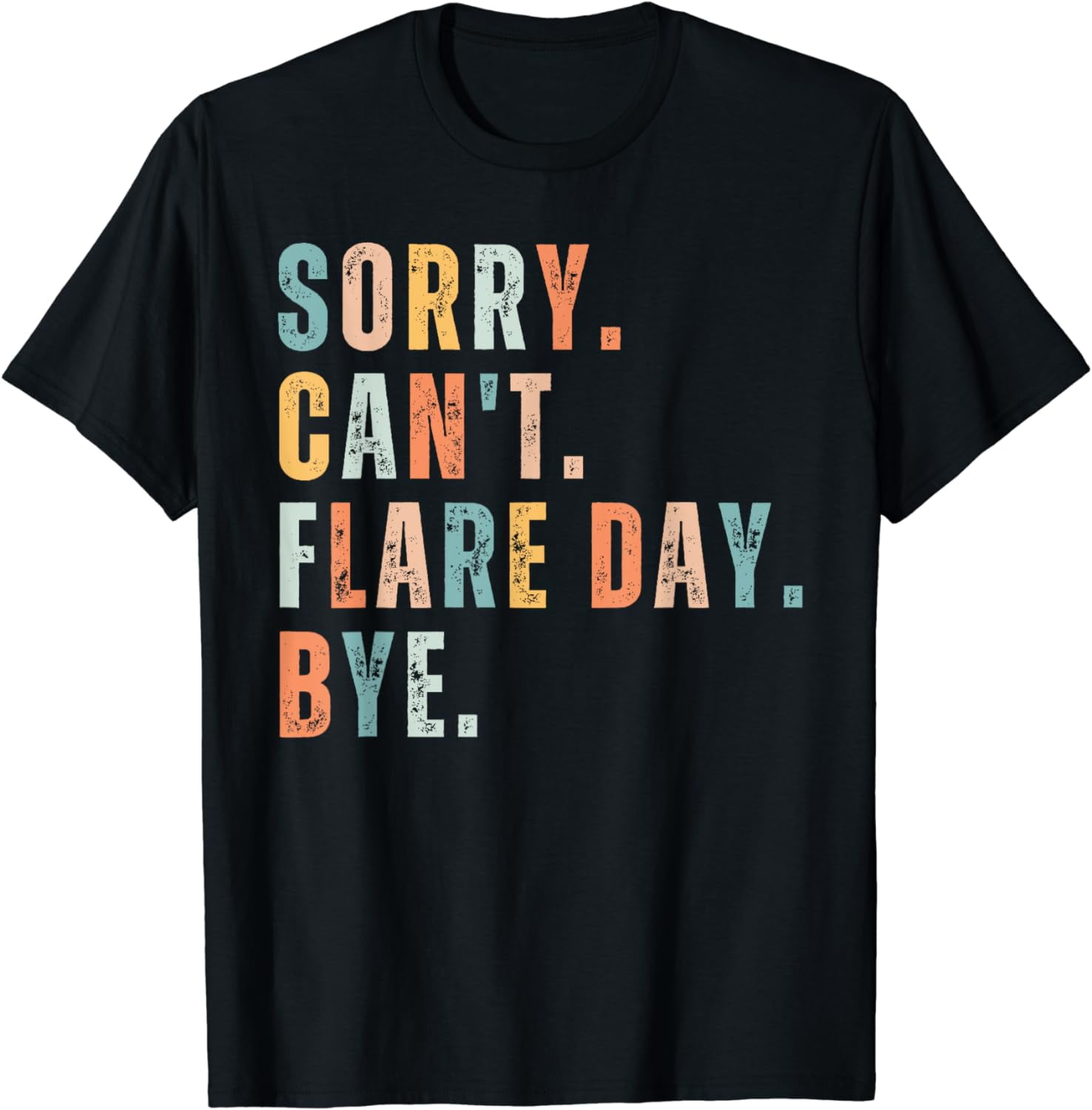 Fibro Flare Day Fibromyalgia Multiple Sclerosis Awareness Rh T-Shirt ...