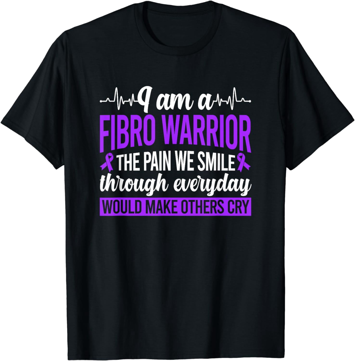Fibro Warrior Fibromyalgia Awareness Fibromyalgia Warrior T-Shirt - Walmart.com