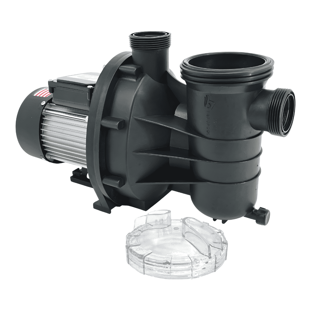 FibroPool 0.75HP Swimming Pool Pump for Above Ground Pools - 3/4 ...