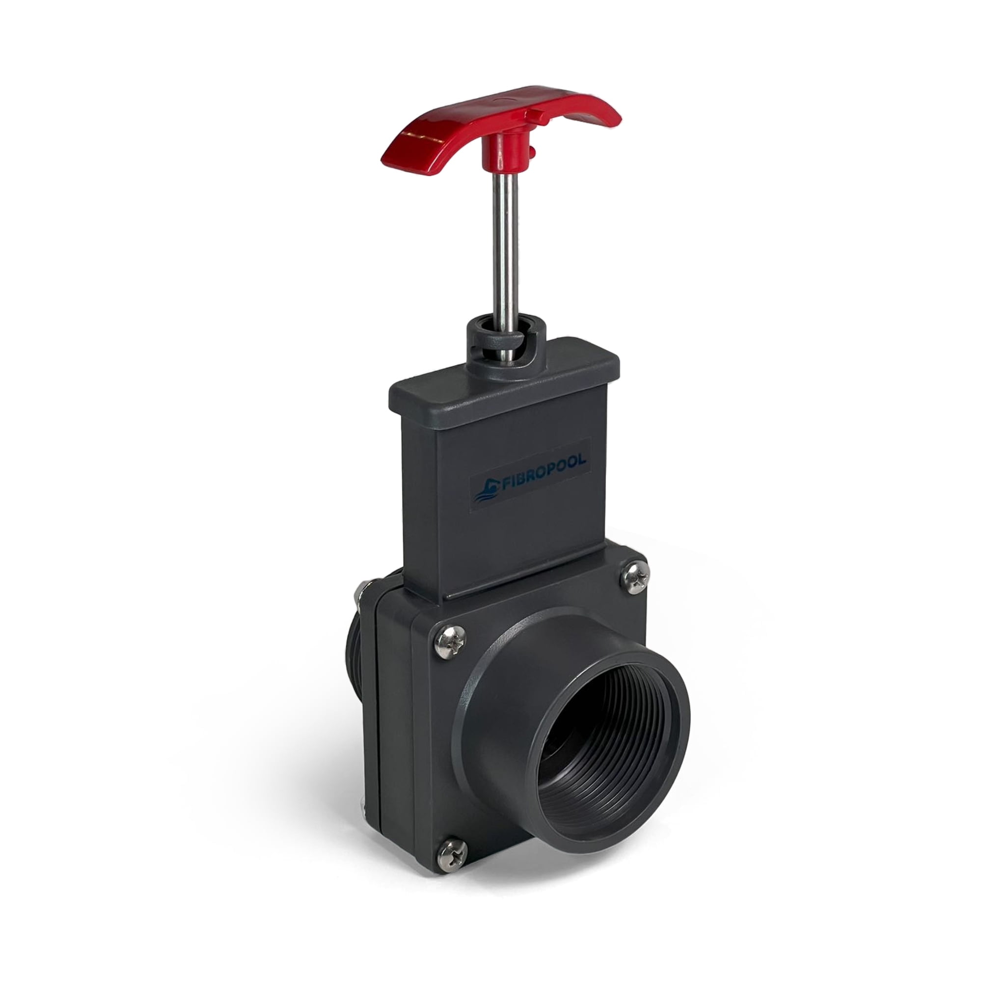 FibroPool Above Ground Pool Gate Valve - 1 1/2 inch - Dual Threaded ...