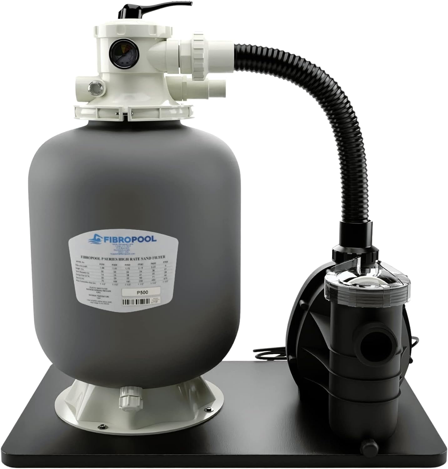 FibroPool Sand Filter Pump System For Above Ground Swimming Pools ...