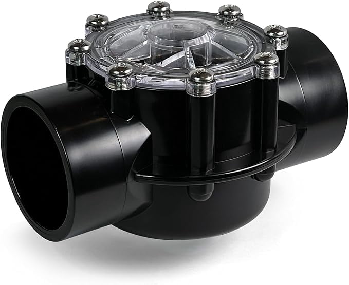 FibroPool Swimming Pool Check Valve - 1 1/2 Inch - Positive Seal & Non ...