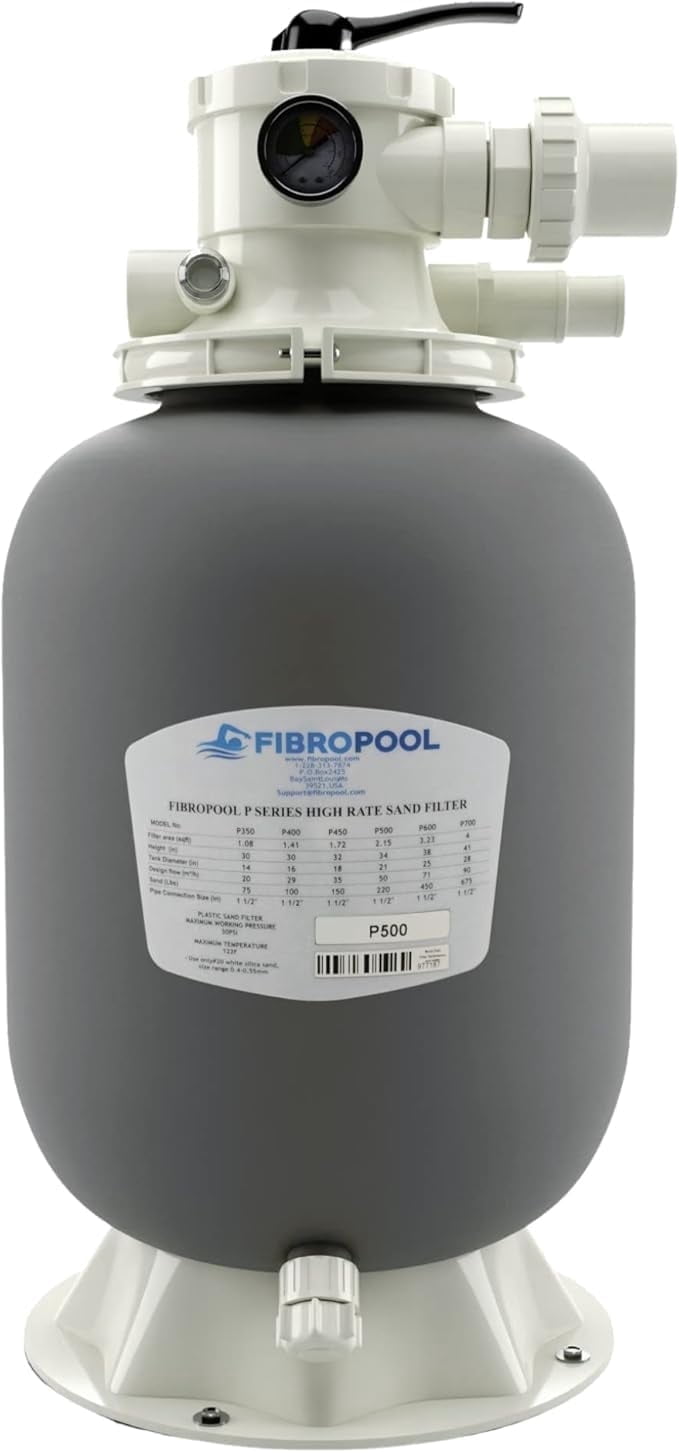 FibroPool Swimming Pool Sand Filter (14" Diameter) - Walmart.com