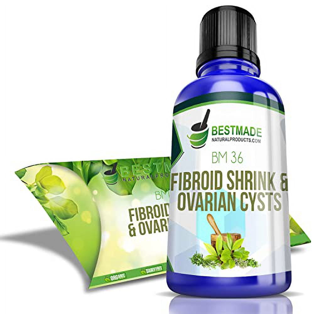 Fibroid Shrink And Ovarian Cysts Bm36 30ml Naturally Aids In Shrinking Fibroids And Ovarian Cysts