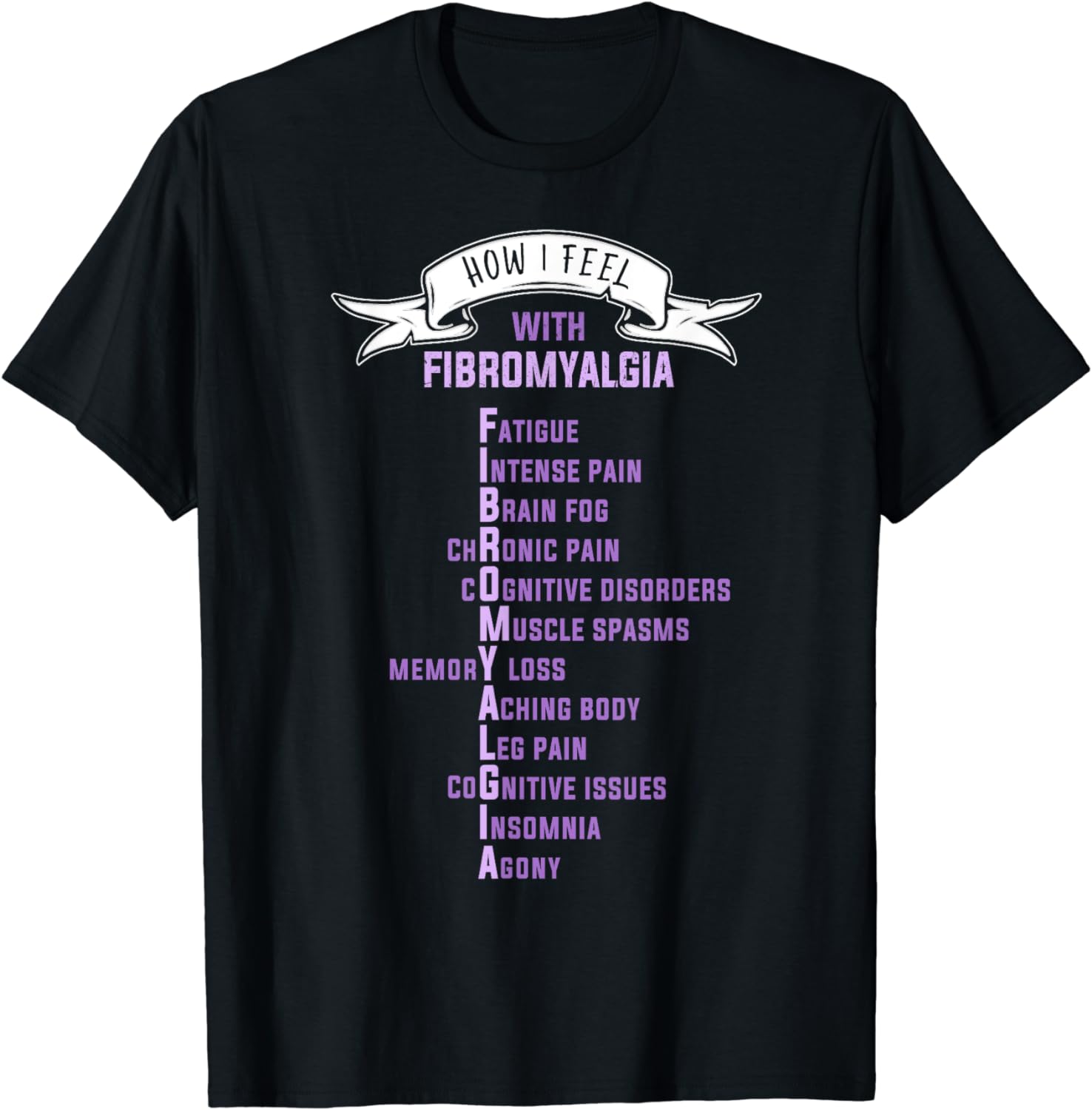 Fibromyalgia Spoonie & Fibro Awareness This is My Flare Day T-Shirt ...