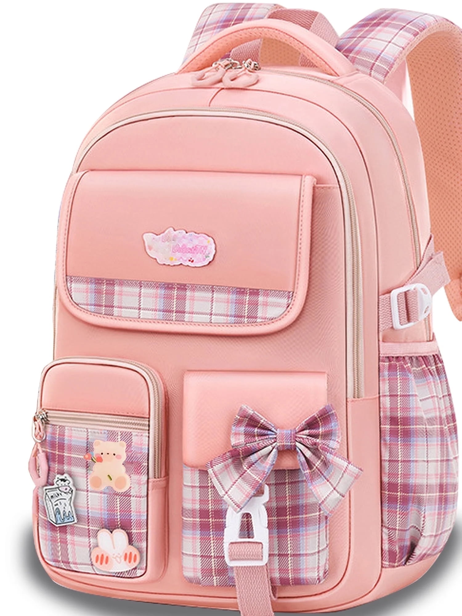 Ficcug Waterproof School Backpack for Girls, Large Capacity, Ideal for ...